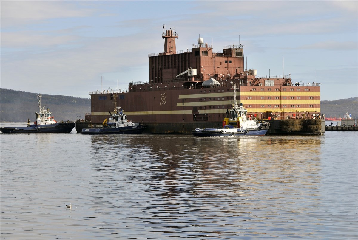 Floating Nuclear Power Unit Lomonosov has Arrived in Murmans
