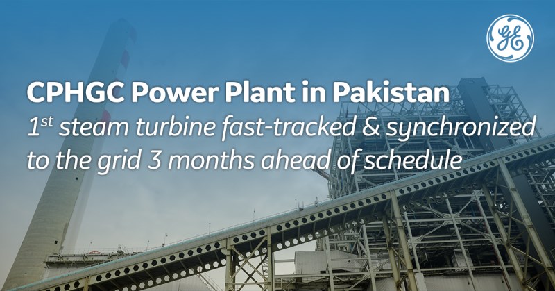 GE Helps CPHGC in Pakistan Achieve Major Power Plant Milesto
