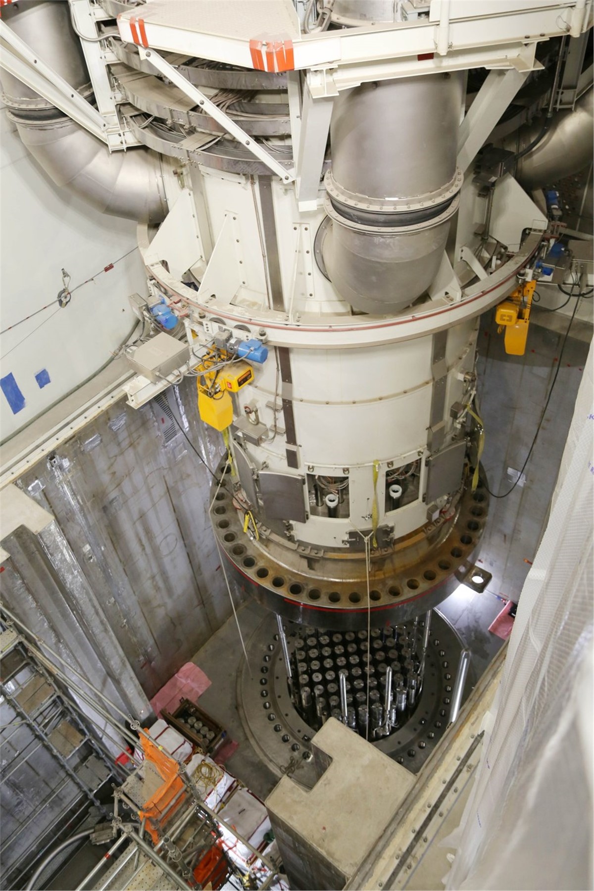 Integrated Head Package for Vogtle Unit 3 Placed Atop Reacto