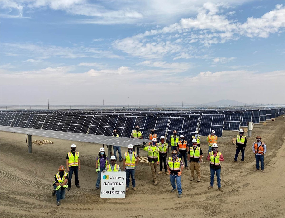 Clearway Powers On Rosamond Central Solar Project